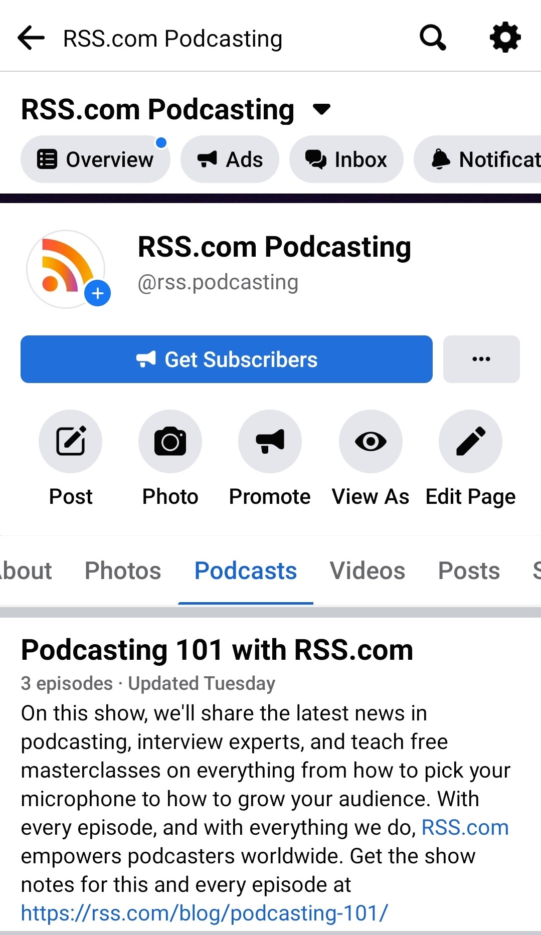How To Add A Podcast To Facebook | RSS.com